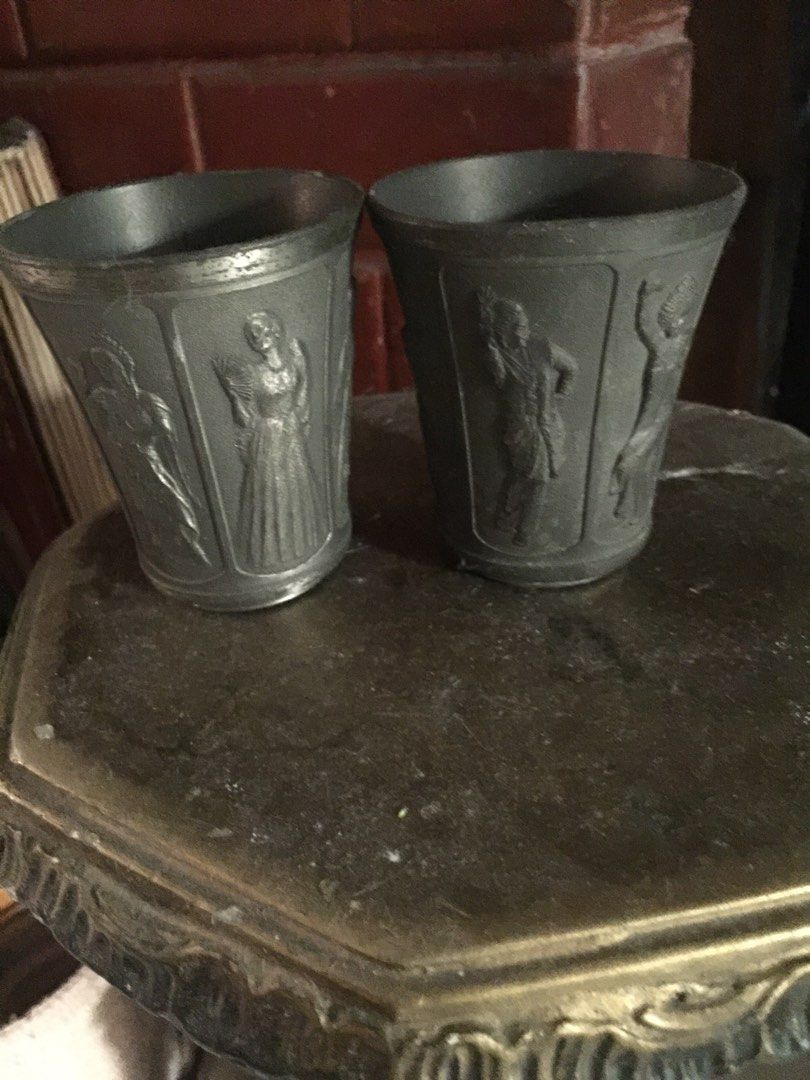 Pewter Asean commemorative pair, Hobbies & Toys, Memorabilia ...