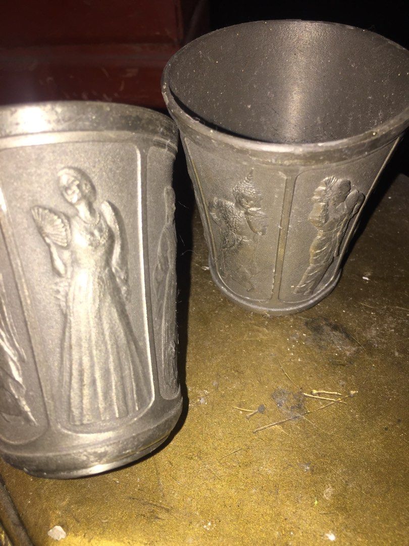 Pewter Asean commemorative pair, Hobbies & Toys, Memorabilia ...