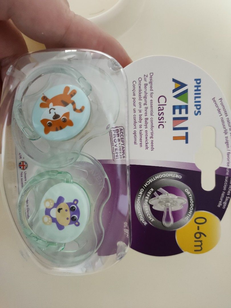 Philips Avent Pacifier 2pc, Babies & Kids, Nursing & Feeding ...