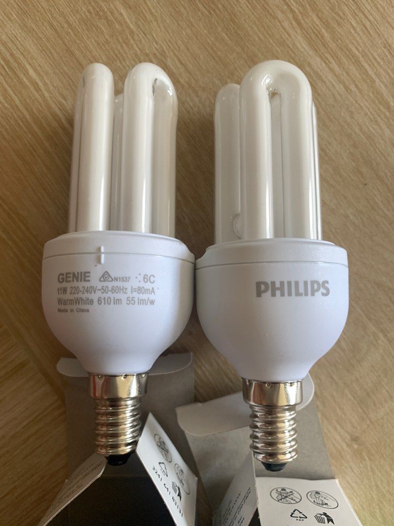 Philips Energy Saving Light - 11W (Warm White), Furniture & Home Living ...