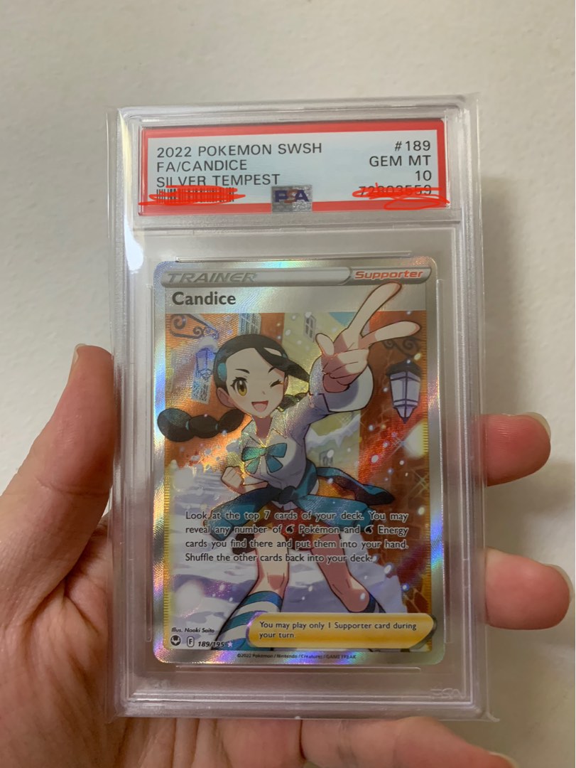 Pokemon TCG Card Candice 189 PSA 10, Hobbies & Toys, Toys & Games on ...