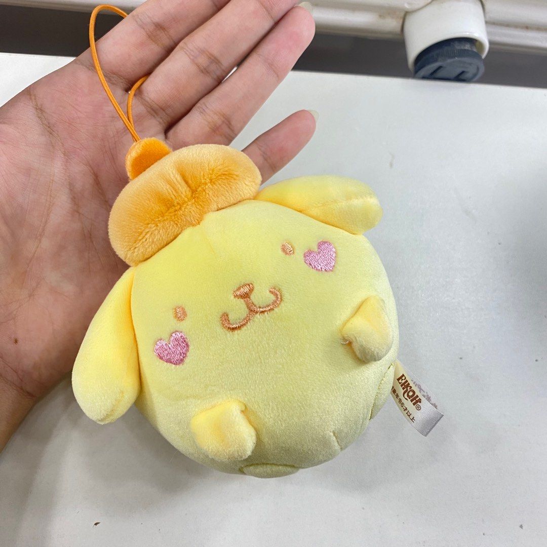Pompompurin Heart Cheeks Round Semi Mallow Charm on Carousell