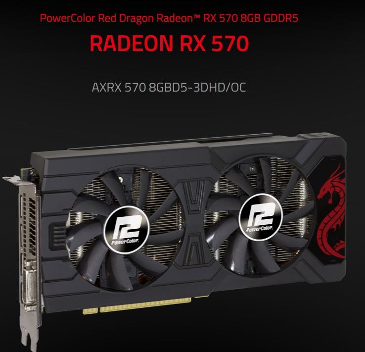 Power Color RX 570 DDR5 8GIG, Video Gaming, Gaming Accessories ...