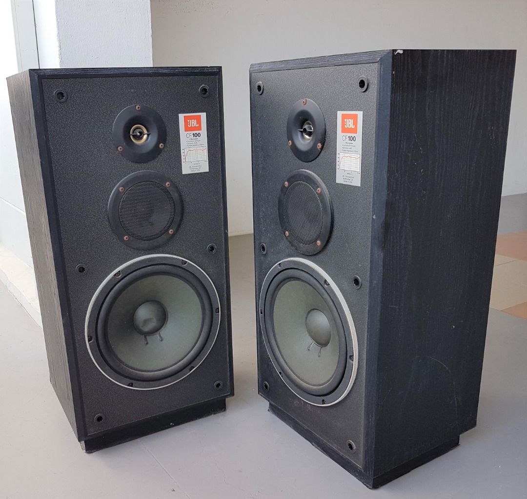 Premium JBL Speaker System, JBL CF100, 250 Watts, Made in USA, 3-Way ...