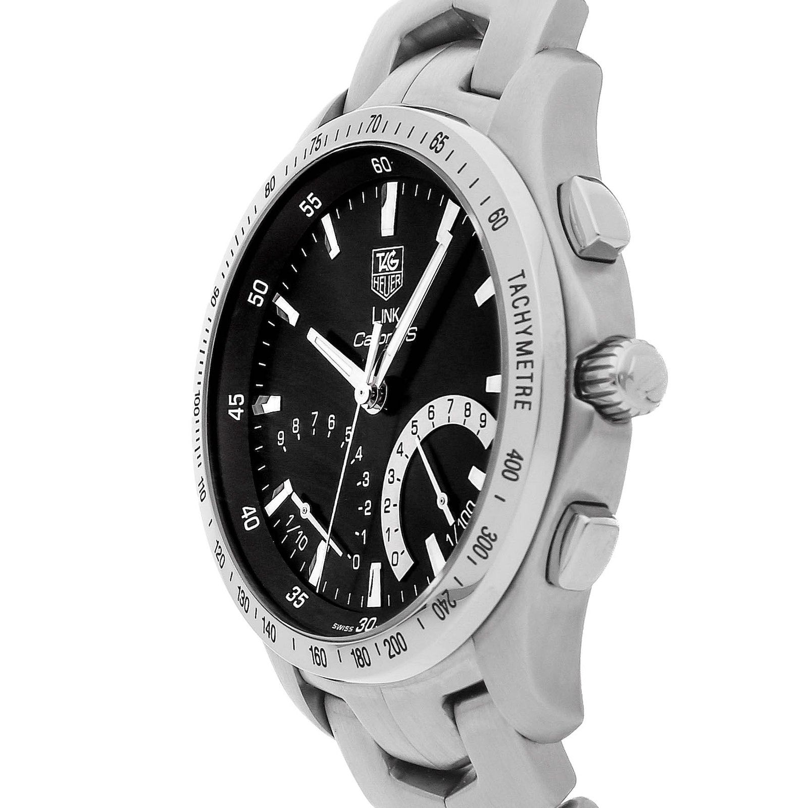 Pre-Owned Tag Heuer Link Calibre S Chronograph CJF7110.BA059, Luxury ...