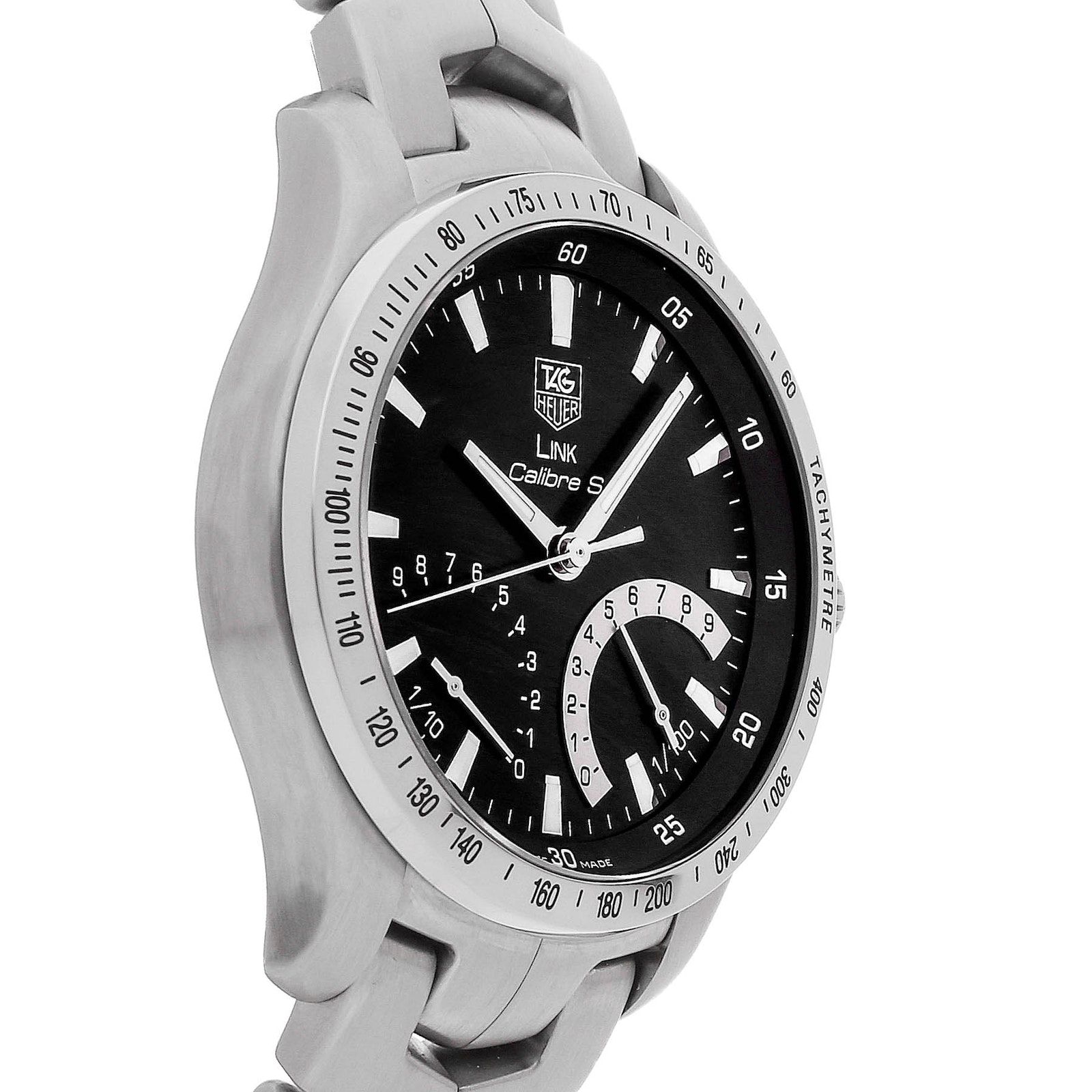 Pre-Owned Tag Heuer Link Calibre S Chronograph CJF7110.BA059, Luxury ...