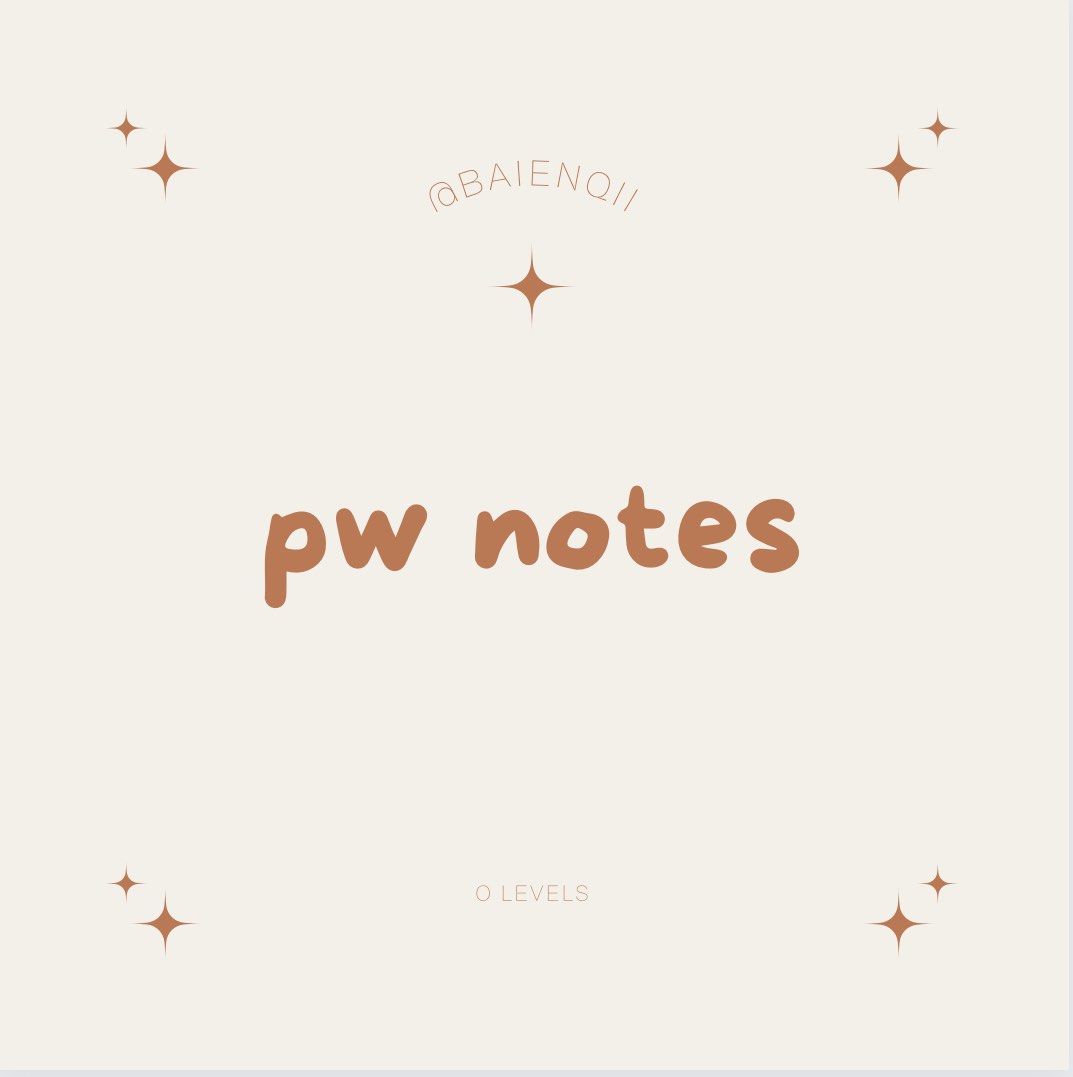 PW notes, Everything Else on Carousell