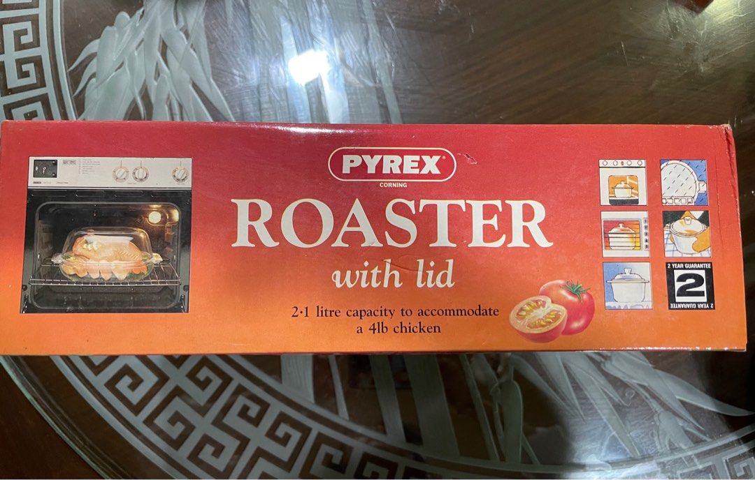 Pyrex Roaster with lid, Furniture & Home Living, Kitchenware ...