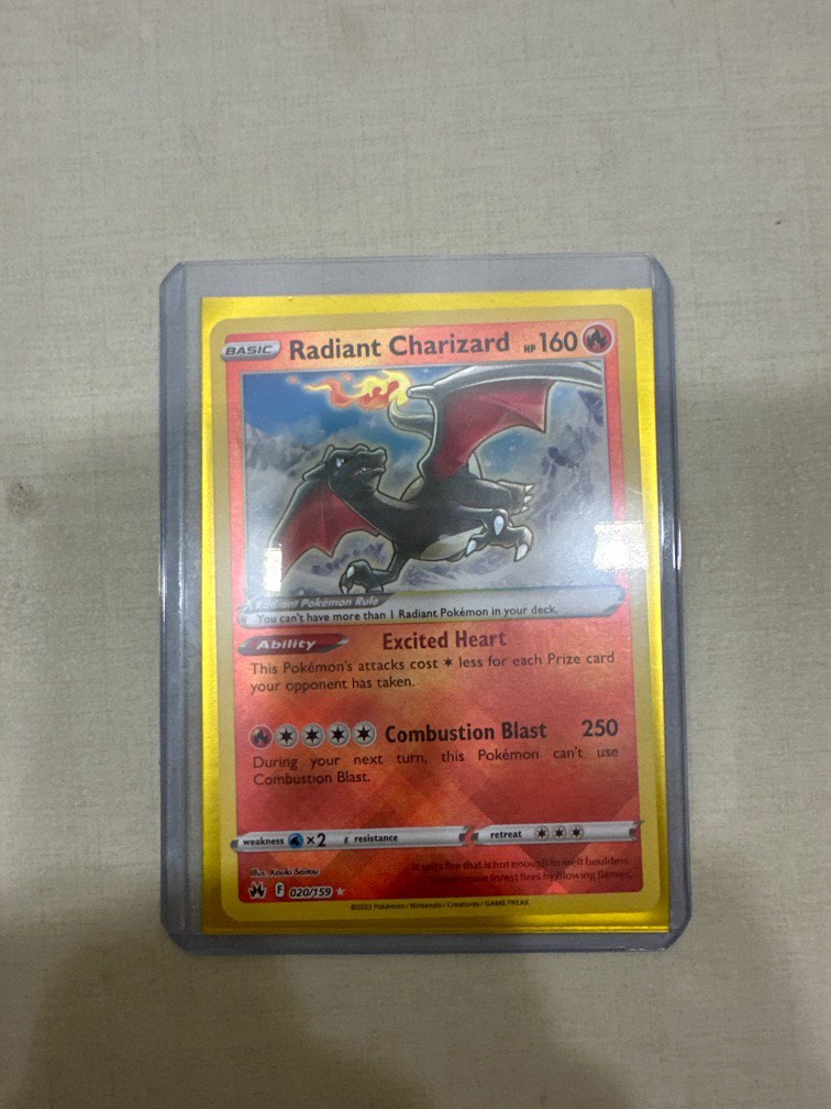 Radiant Charizard, Hobbies & Toys, Toys & Games on Carousell
