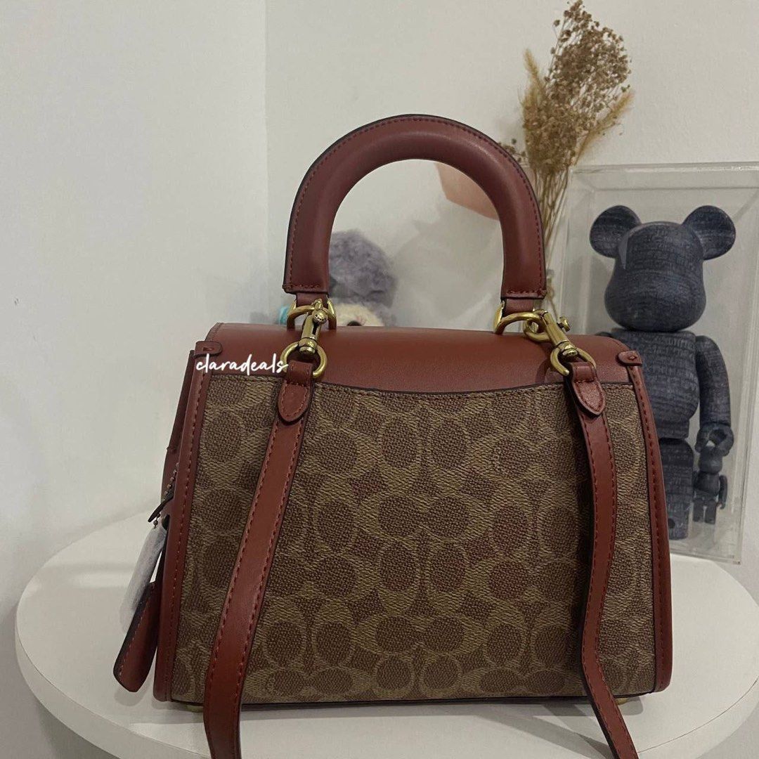 Coach Sammy Top Handle Satchel, Women's Fashion, Bags & Wallets, Cross ...