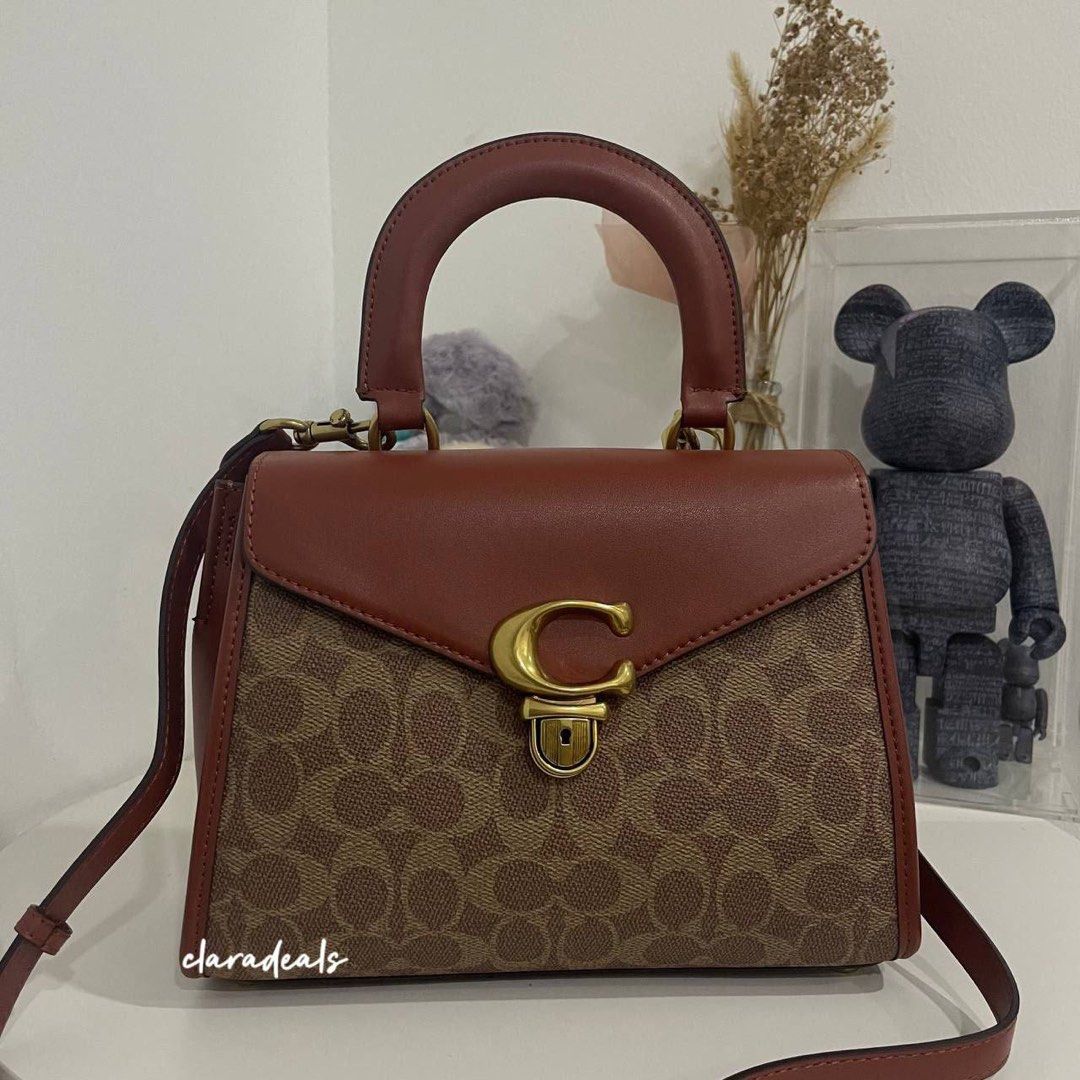 Coach Sammy Top Handle Satchel, Women's Fashion, Bags & Wallets, Cross ...