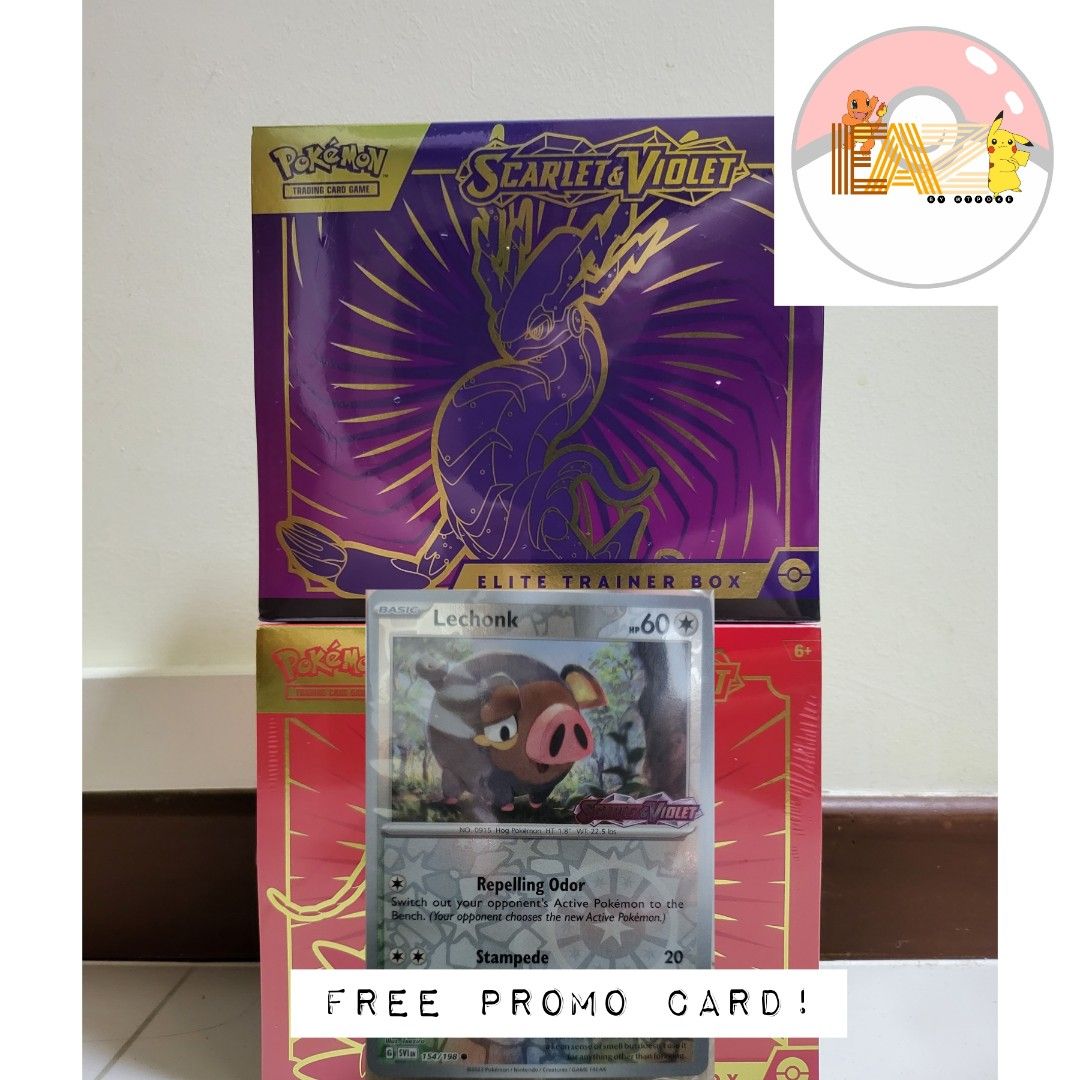 (READY STOCKS SEALED) Pokemon Scarlet Violet TCG Elite Trainer Box ETB ...