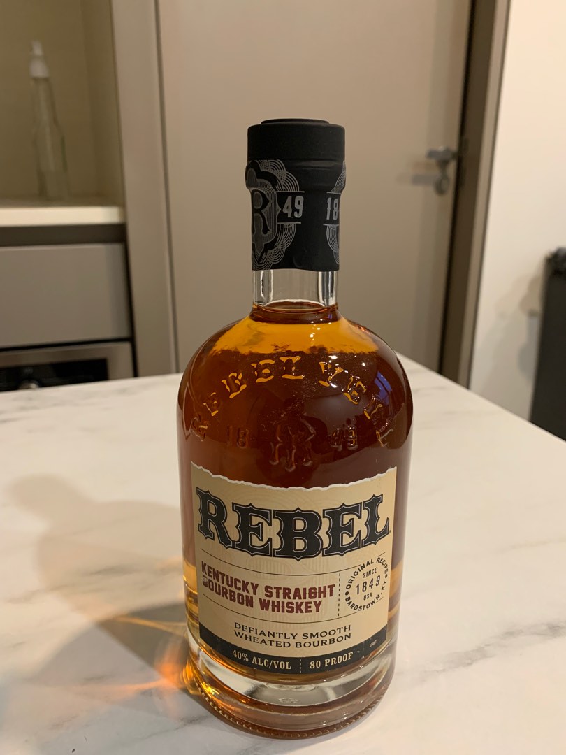 Rebel Kentucky Straight Bourbon, Food & Drinks, Alcoholic Beverages on ...