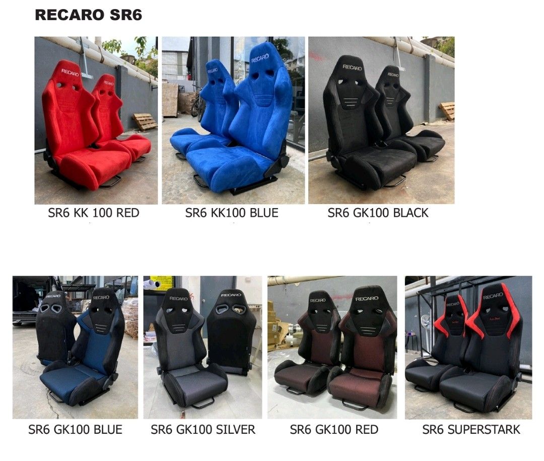 🚘RECARO SEATS FULL SERIES, Car Accessories, Accessories on Carousell