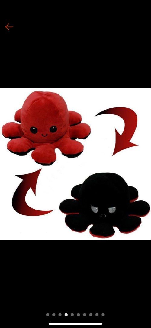 Reversible Mood Changer Plushie, Hobbies & Toys, Toys & Games on Carousell
