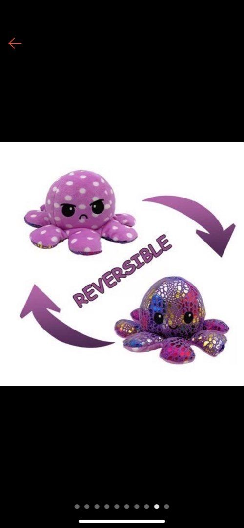 Reversible Mood Changer Plushie, Hobbies & Toys, Toys & Games on Carousell
