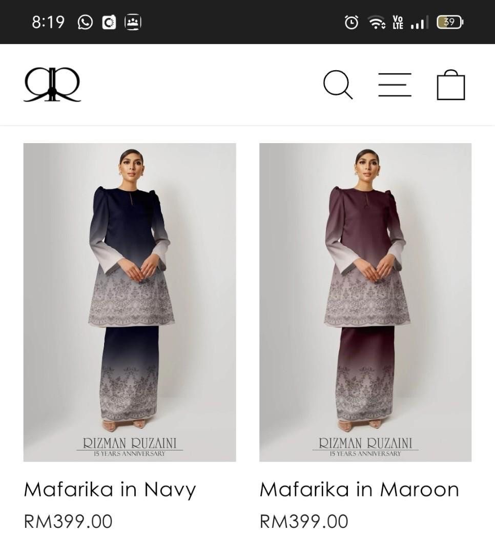 Rizman Ruzaini 15th year anniversary, Women's Fashion, Muslimah Fashion ...