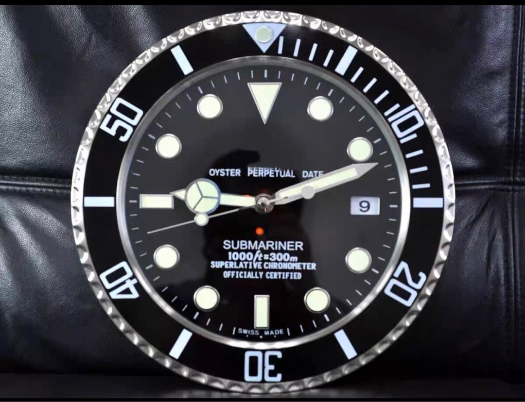 Rolex Clock, Furniture & Home Living, Home Decor, Clocks on Carousell