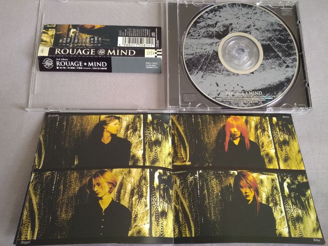 ROUAGE - MIND 日本版CD專輯 Visual Rock, 興趣及遊戲, 音樂樂器 & 配件, 音樂與媒體 - CD 及 DVD - Carousell