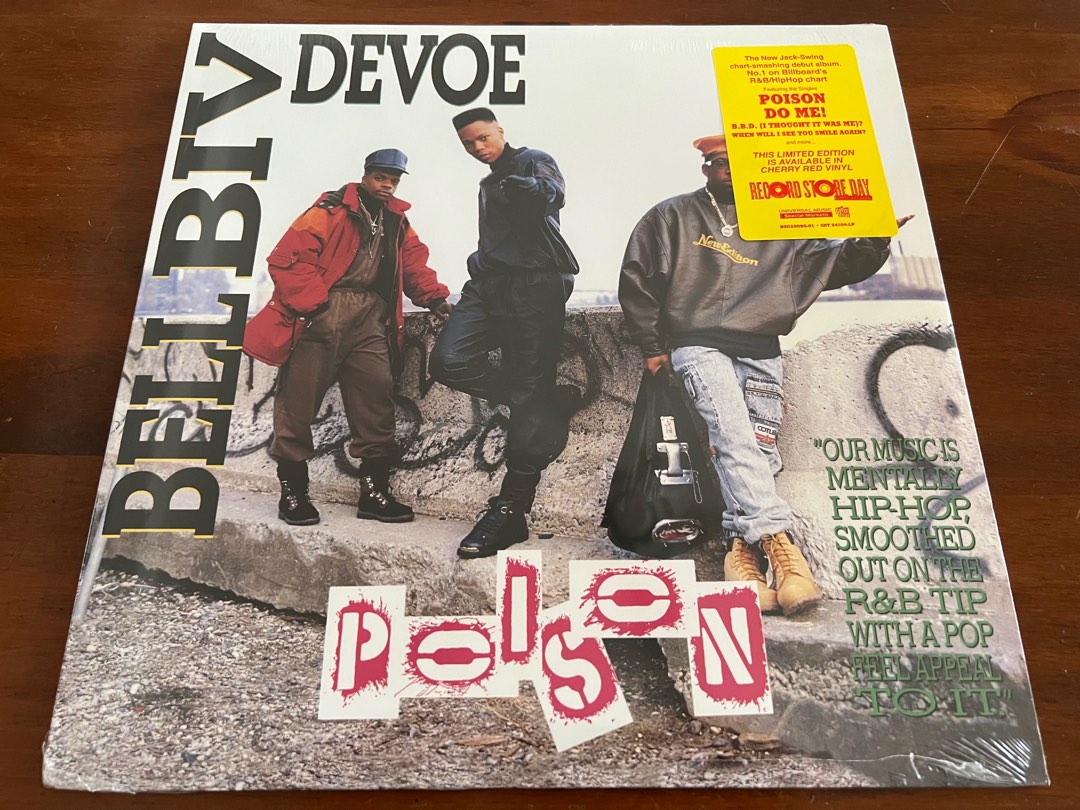 (OOP) (RSD 2022) Bel Biv Devoe - Poison (Limited Edition Cherry Red ...
