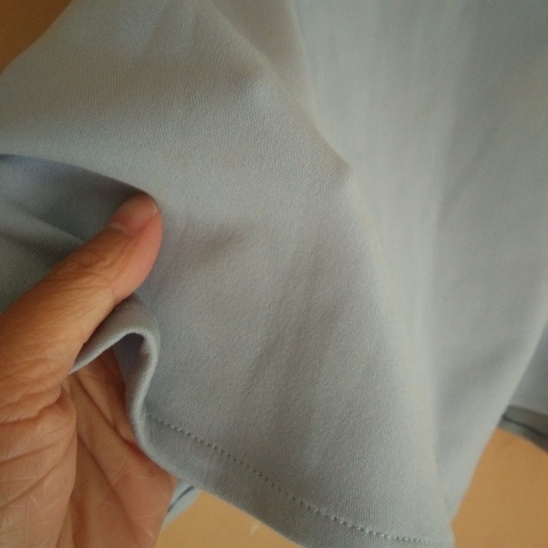 Sabrina baby blue, Fesyen Wanita, Pakaian Wanita, Gaun & Rok di Carousell