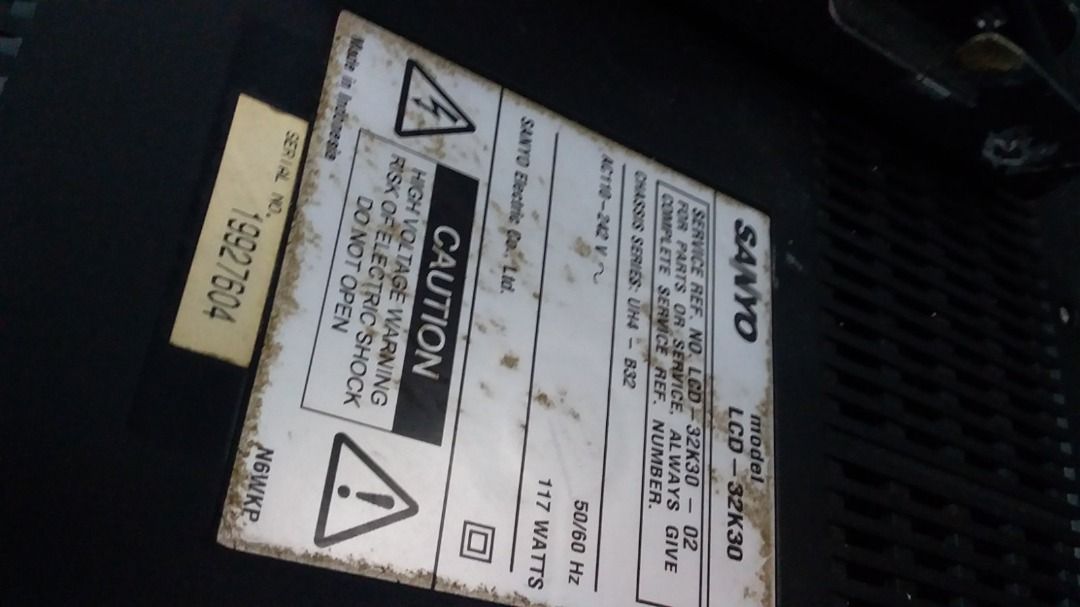 Sanyo 32 inch LCD TV - Model 32K30 on Carousell