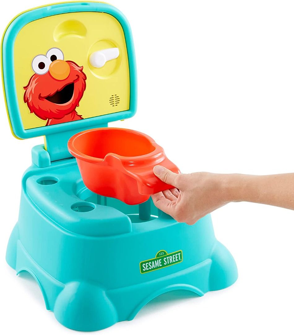 Sesame Street Elmo Hooray 3-in-1 Potty Chair, Babies & Kids, Bathing ...