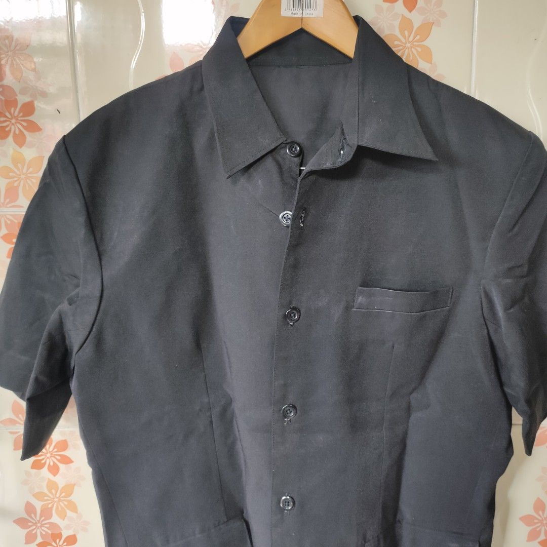 Setelan kemeja hitam celana panjang hitam kemeja kerja blazer kerja ...