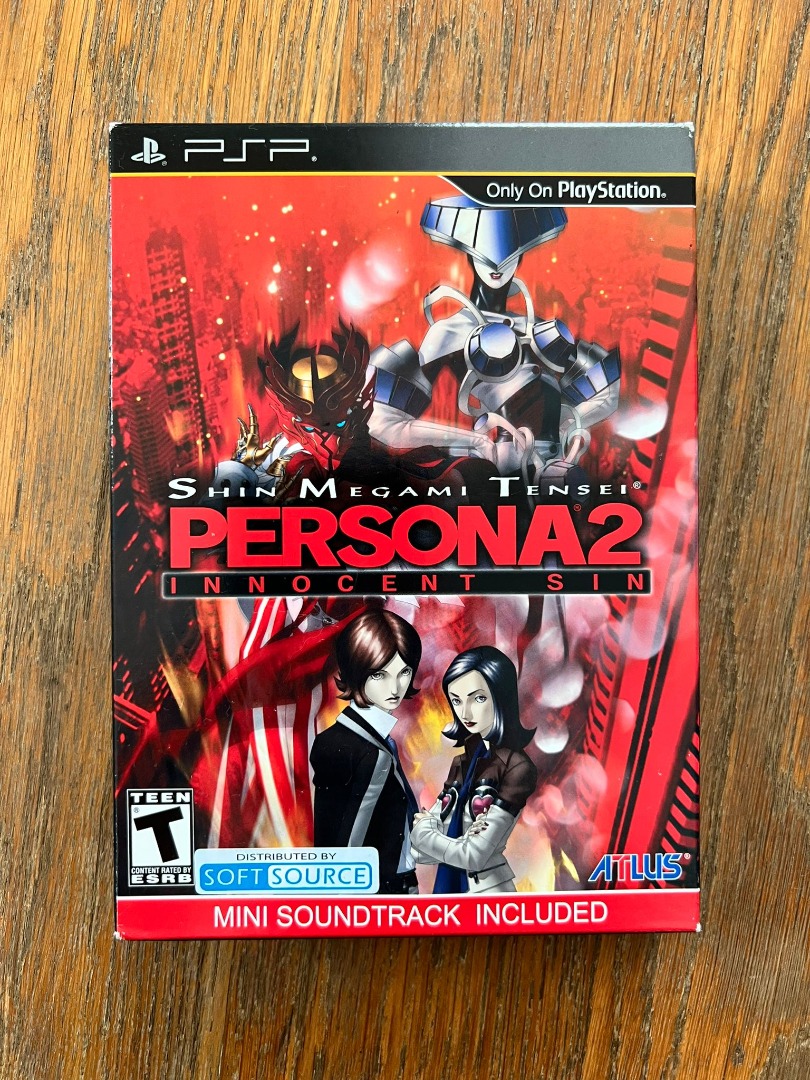 Shin Megami Tensei: Persona 2: Innocent Sin [Limited Edition], Video Gaming, Video Games ...