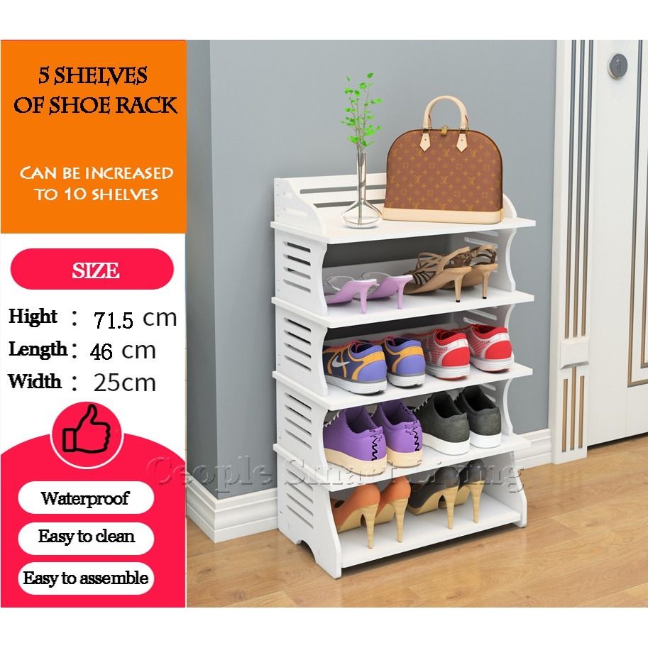 Shoe rack/Shoe cabinet/DIY shoe rack/Furniture/White shoes rack NT0700 ...