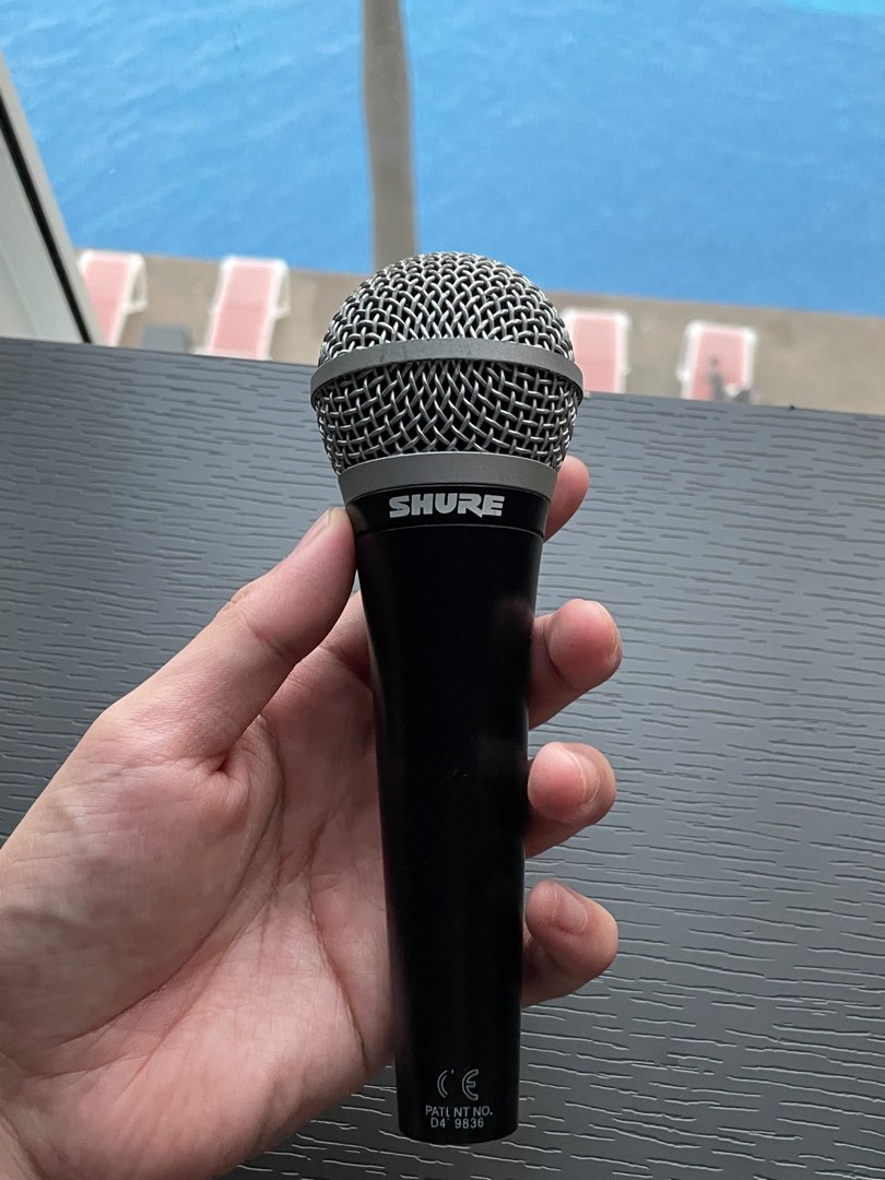 Shure PG58 Microphone, Audio, Microphones on Carousell