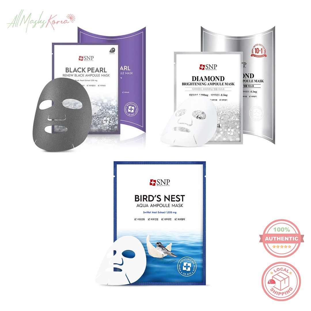 SNP Authentic Masks, Beauty & Personal Care, Face, Face Care on Carousell