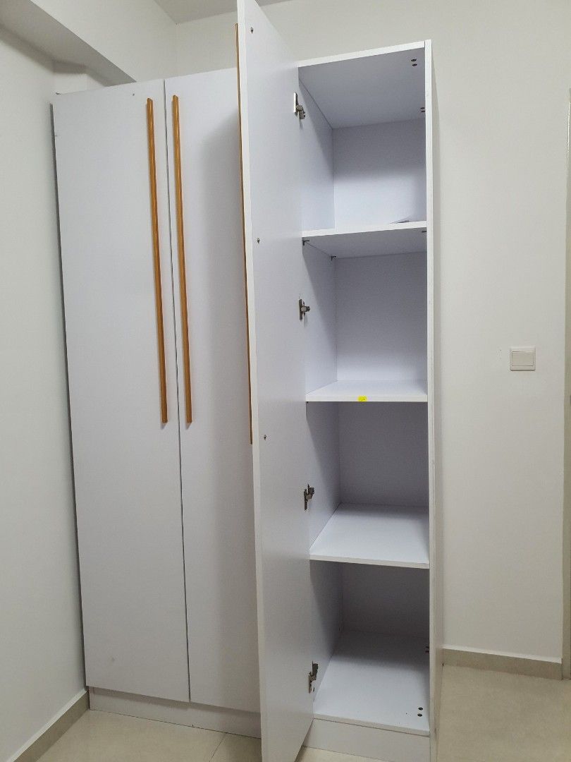 Solid Wood Multilayer 3 Door Wardrobe (W 120 x D 60 x H 210 cm ...