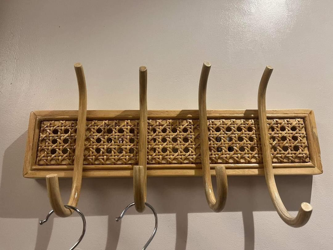 Solihiya Weaved rattan Wall hanger for Airbnb rooms and hotel ...
