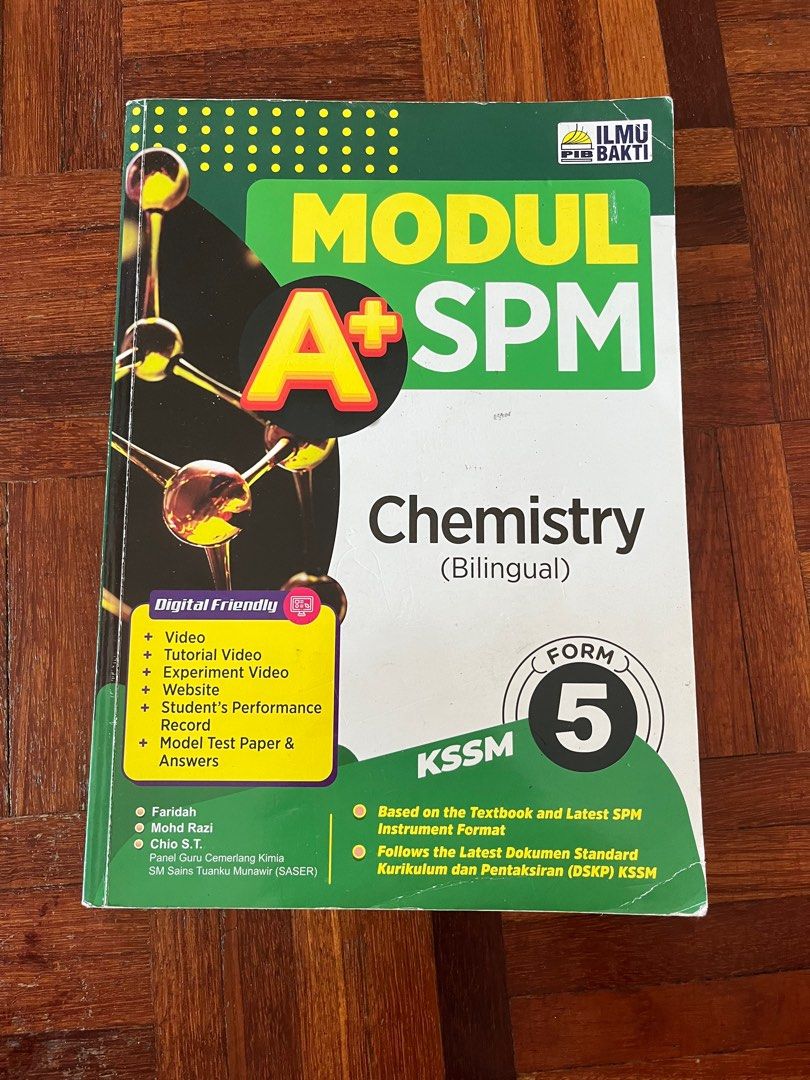Spm Chemistry Form 4 5 Revision Workbook Secondary Hobbies And Toys Books And Magazines