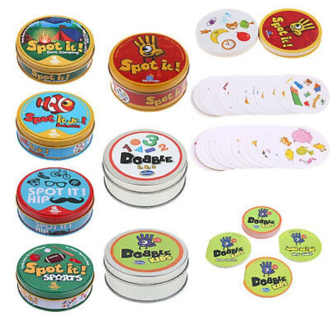 Spot it Dobble Hip Sports Junior Camping, Hobbies & Toys, Toys & Games ...