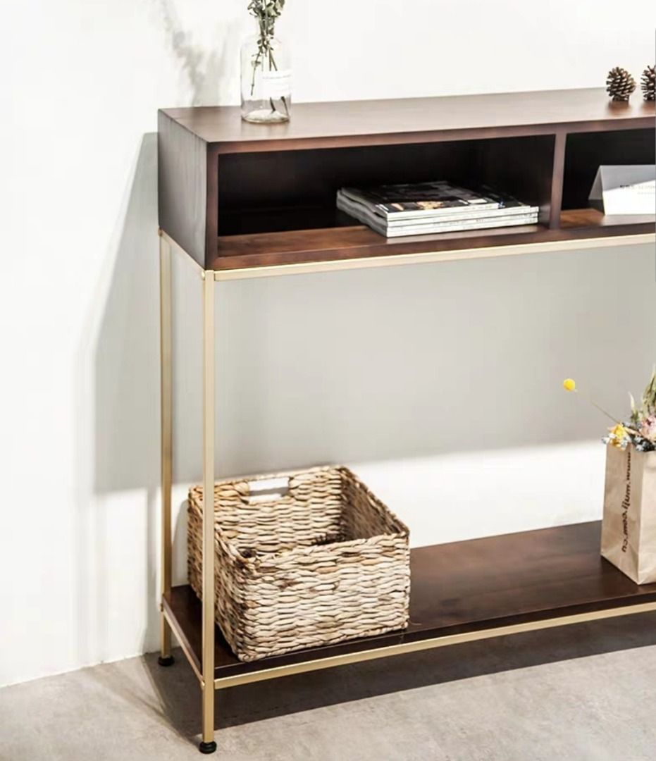 SPRUCE Rustic Solid Wood Hallway Console, Furniture & Home Living ...