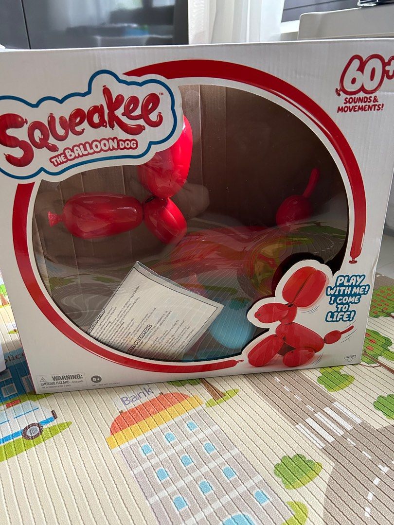 Squeakee the balloon dog, Hobbies & Toys, Toys & Games on Carousell