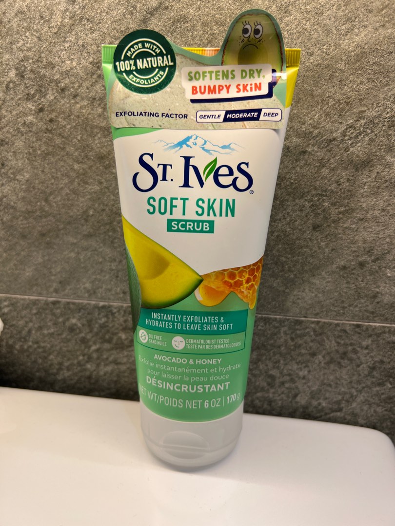 St Ives SOFT SKIN AVOCADO & HONEY FACE SCRUB, Beauty & Personal Care ...