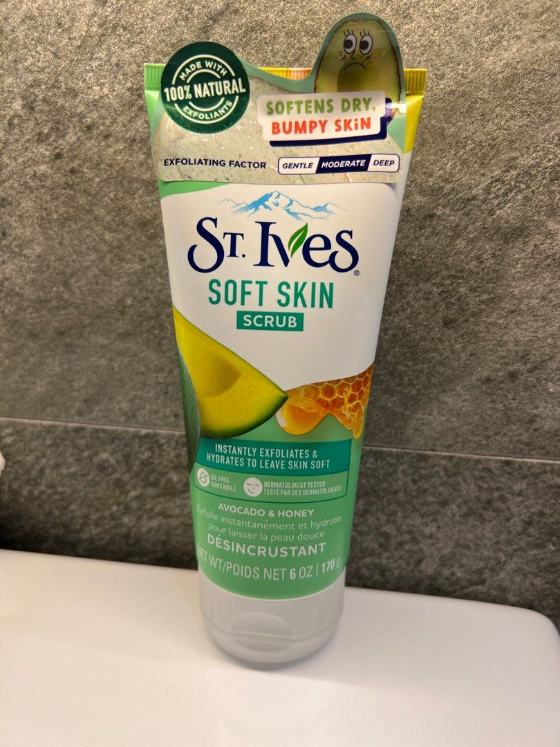 St Ives SOFT SKIN AVOCADO & HONEY FACE SCRUB, Beauty & Personal Care ...