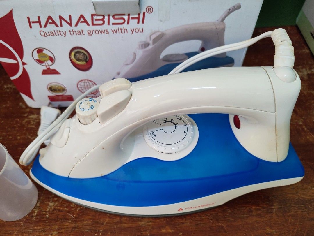 Steam Iron/Plantsa (Hanabishi), TV & Home Appliances, Irons & Steamers ...