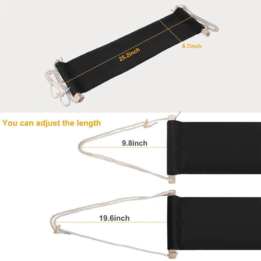 STOCK READY Portable Office Ergonomic Foot Rest Hanging Hammock Stand ...