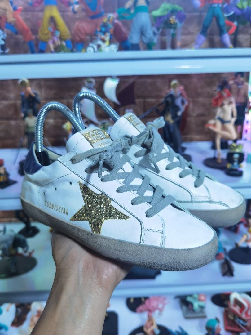 Superstar GGDB SSTAR GOLD STARS, Luxury, Sneakers & Footwear on Carousell