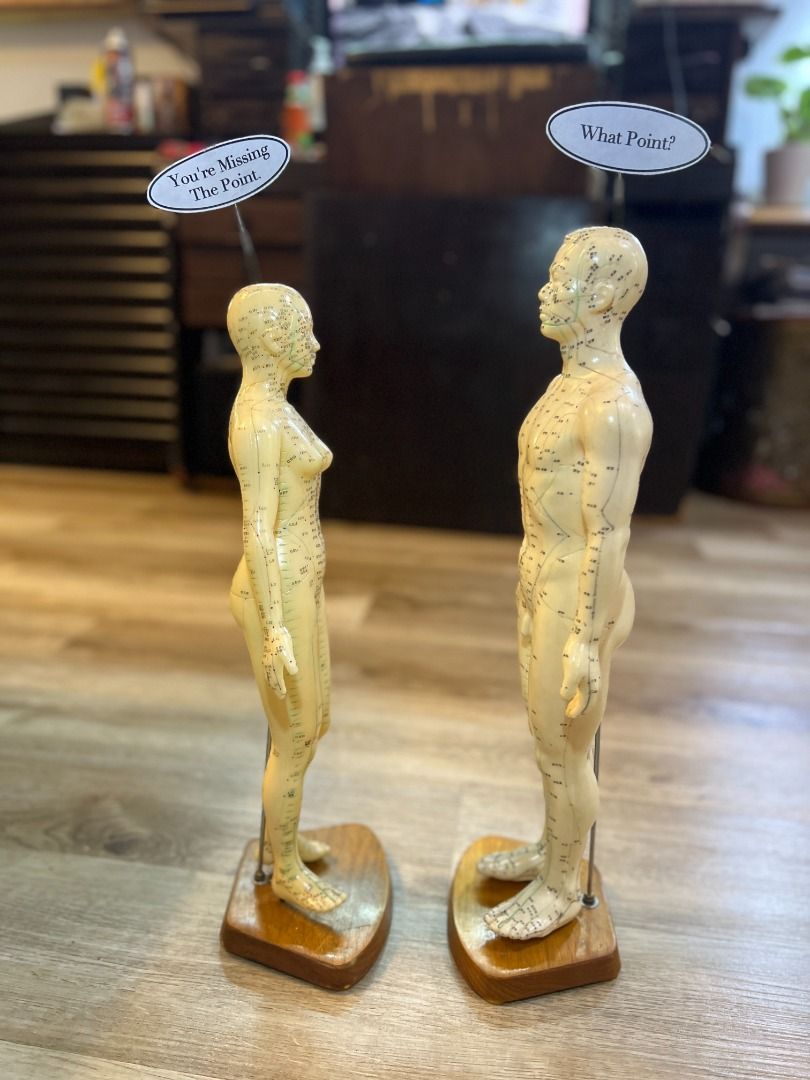 TCM Acupuncture Dolls Practice Display Figurine, Furniture & Home ...