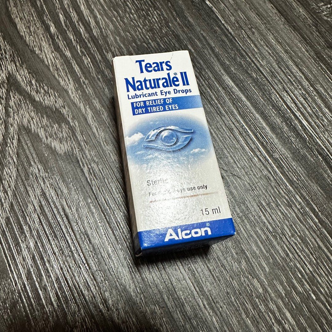 Tears Naturale II Lubricant Eye Drops Sterile for relief of dry tired ...