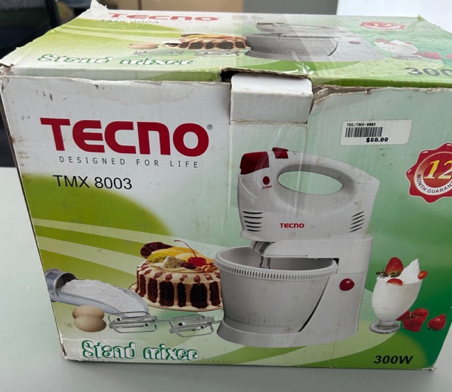 Tecno Stand Mixer, TV & Home Appliances, Kitchen Appliances, Hand ...