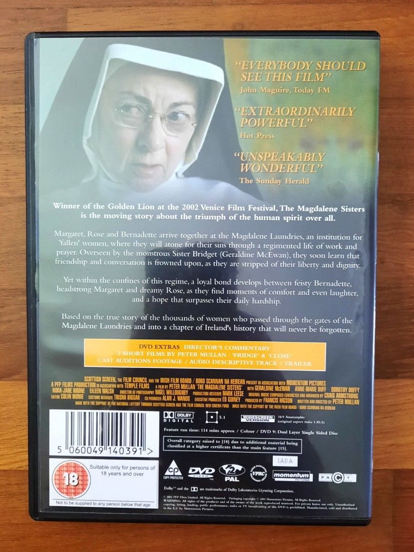 The Magdalene Sisters (2-DVD set), Hobbies & Toys, Music & Media, CDs & DVDs on Carousell