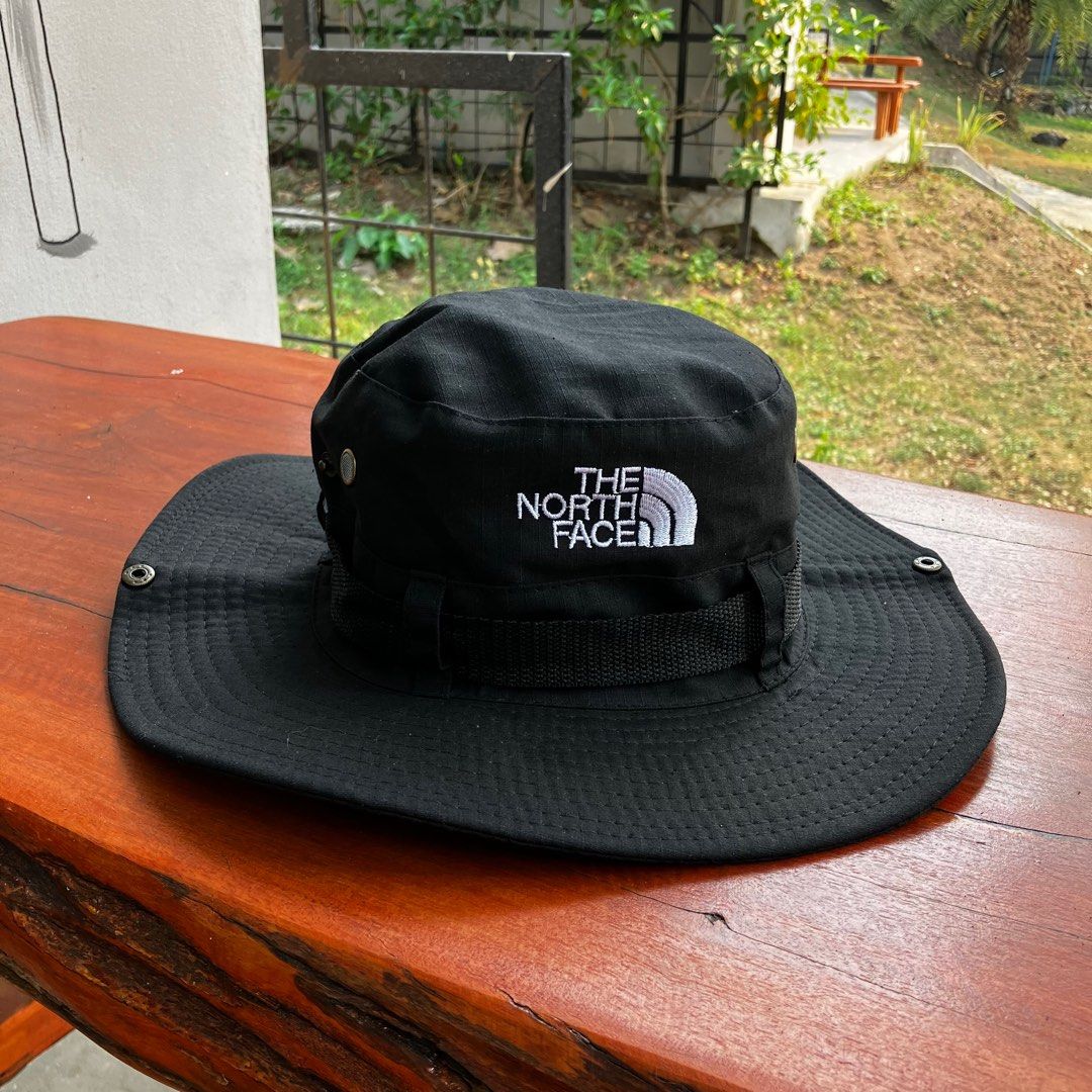 The North Face Hat (All Black), Men's Fashion, Watches & Accessories ...