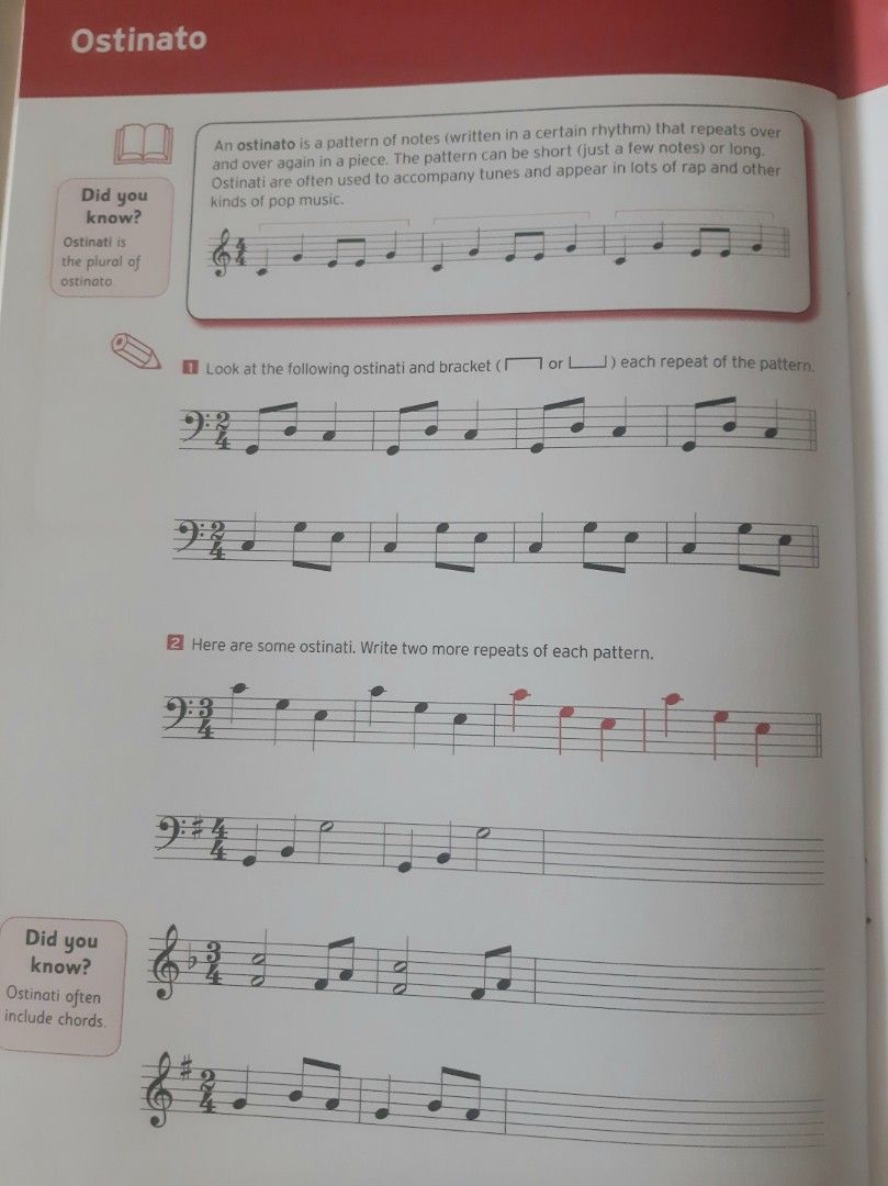 Theory of Music Workbook, Hobbies & Toys, Books & Magazines, Assessment ...
