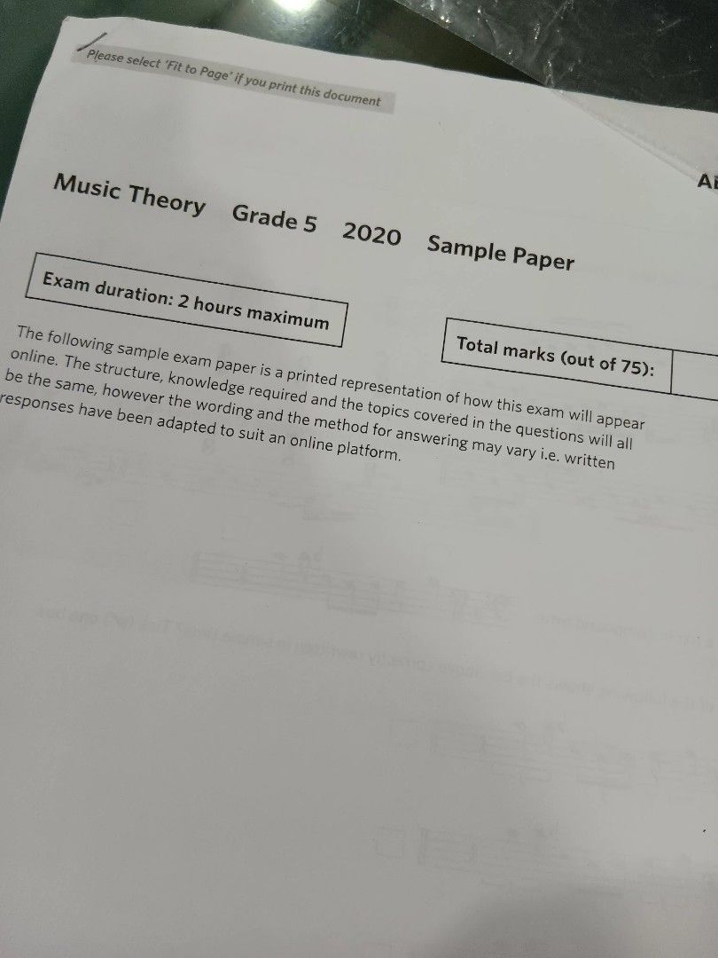 theory papers grade 4 and grade 5, Hobbies & Toys, Music & Media, Music ...